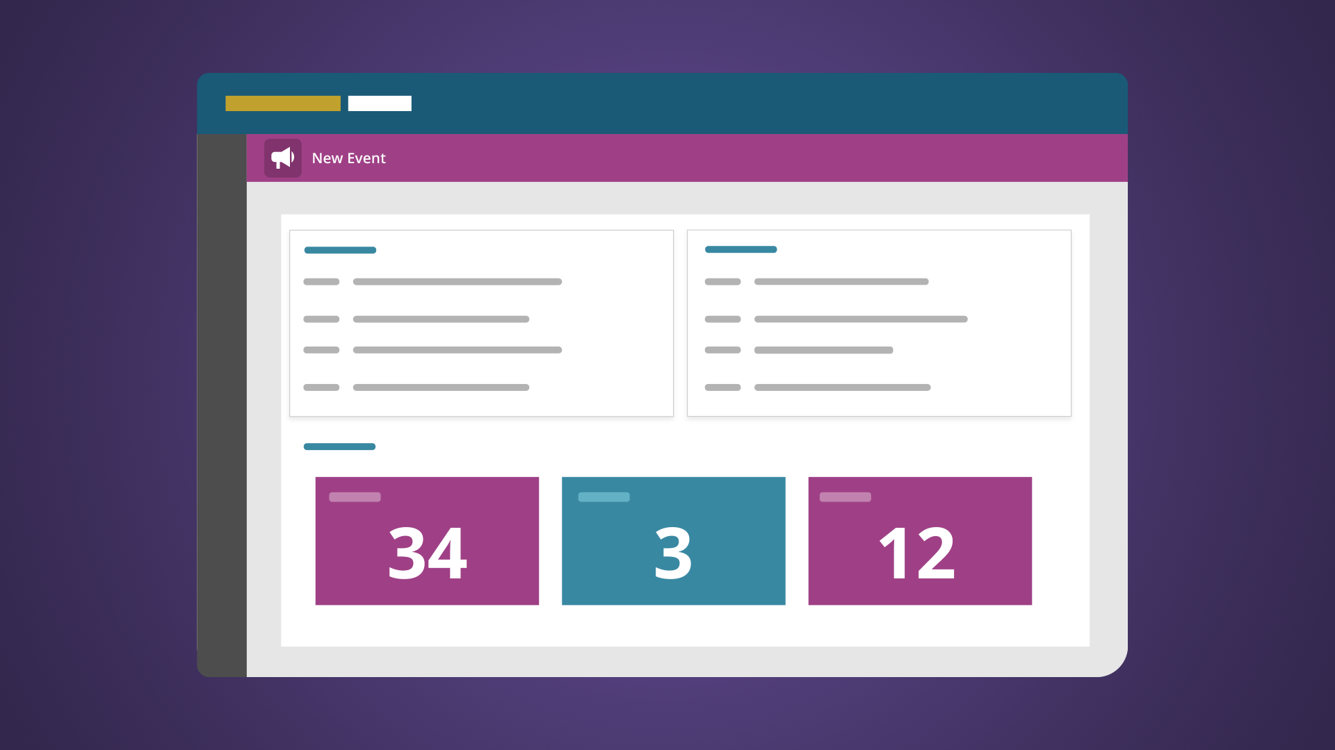 How to create an Event - Gold Vision Help Centre