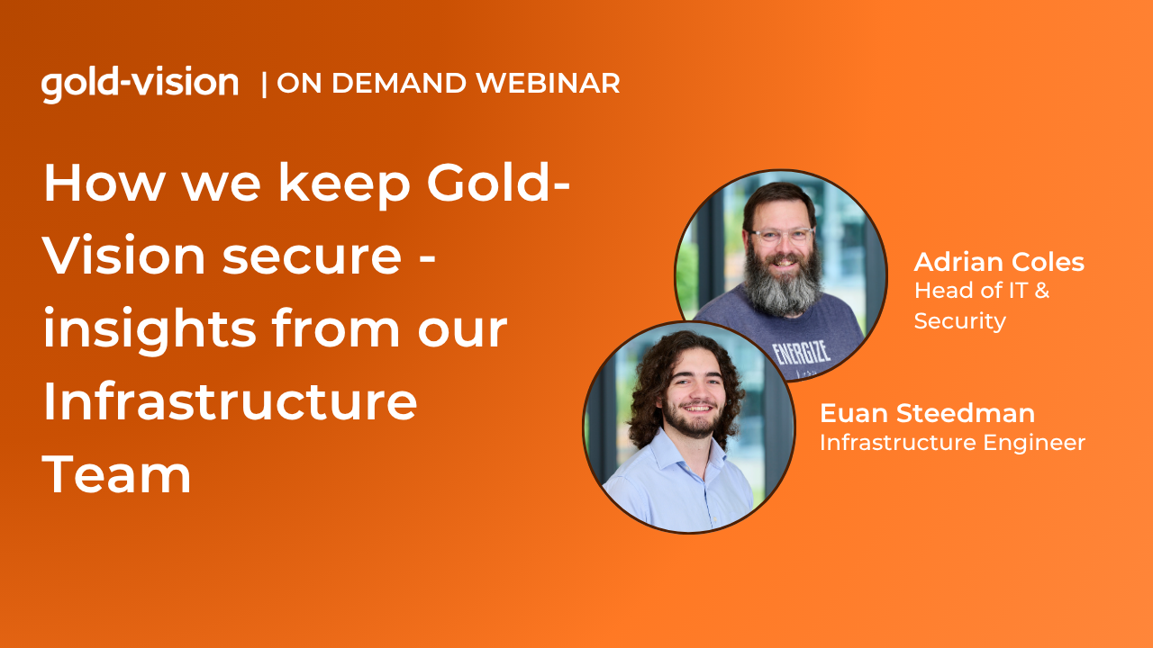 How we keep Gold-Vision secure - insights from our Infrastructure Team ...